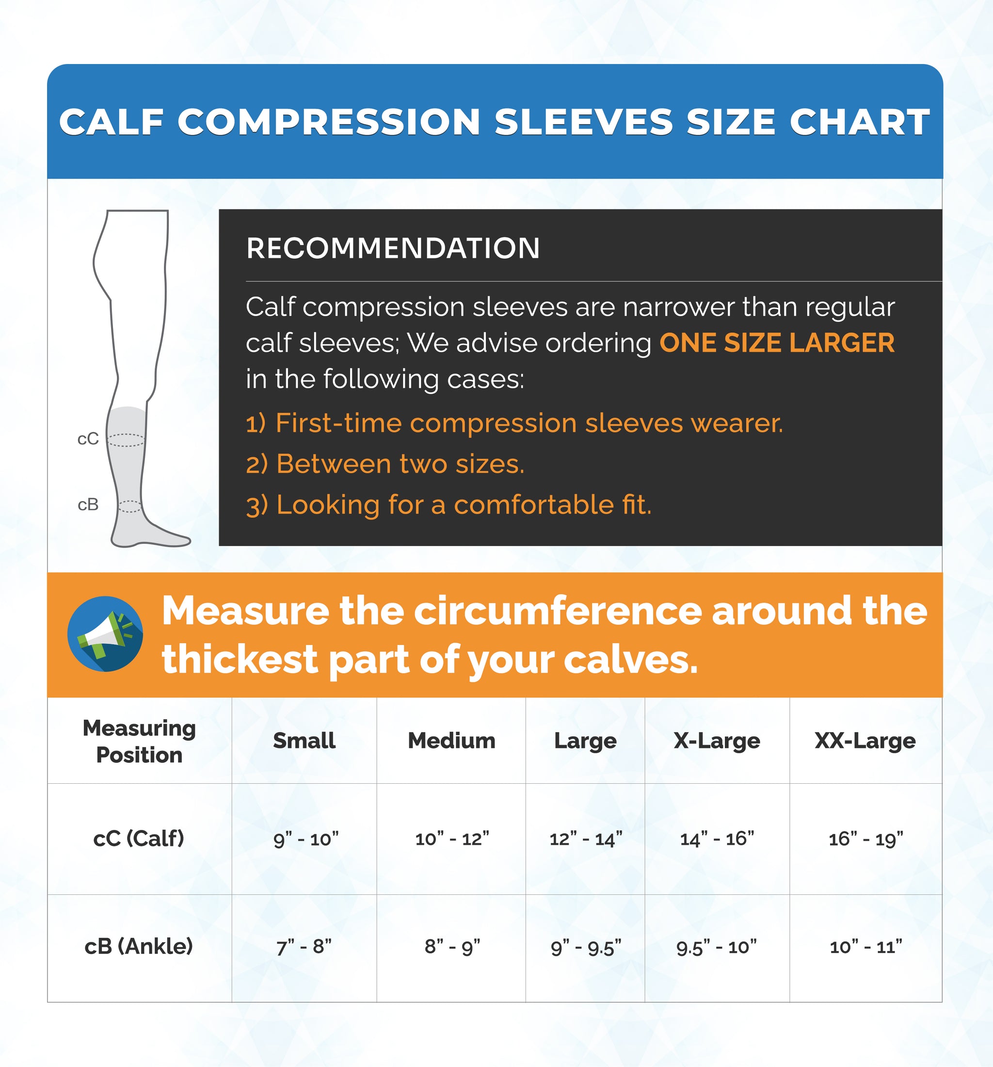 SNUG360 Calf Compression Sleeves for Men & Women