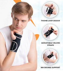 SNUG360 Wrist Brace for Left or Right Hand