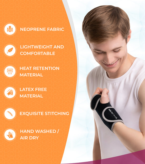 SNUG360 Wrist Brace for Left or Right Hand
